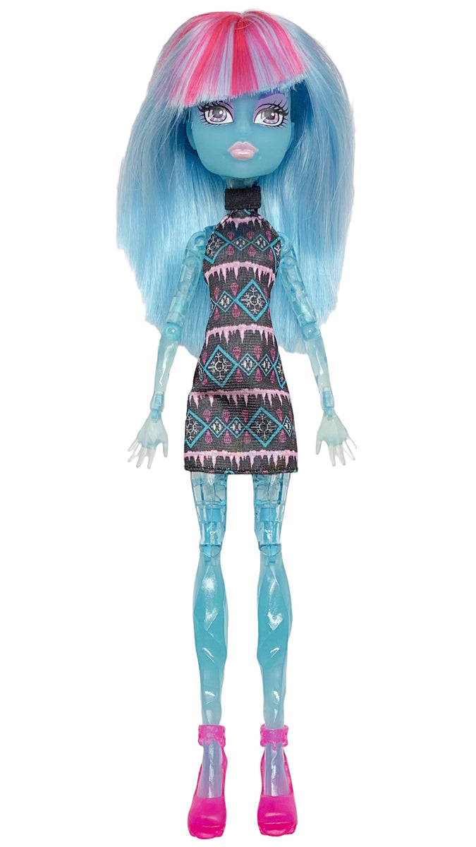 Monster High Create A Monster Blue Ice Girl Doll With Wig & Outfit ...