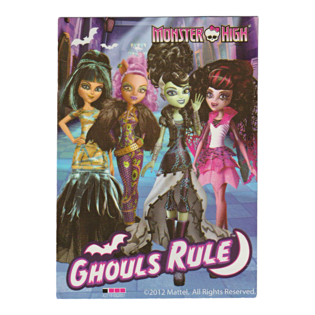 Monster High Cleo De Nile Ghouls Rule Doll Replacement Character Card ...
