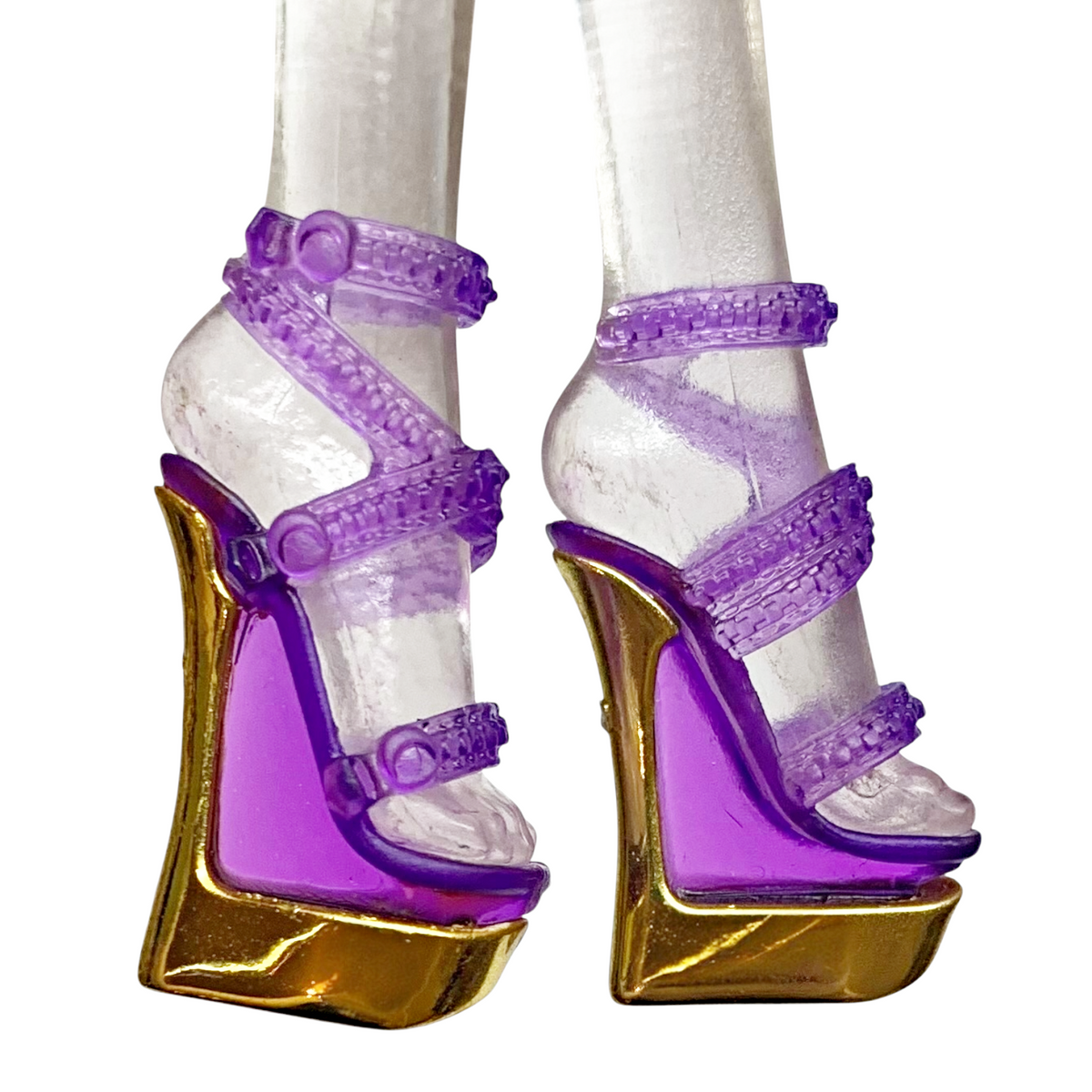 Monster High Clawdeen Wolf 13 Wishes Doll Replacement Purple & Gold Sh ...