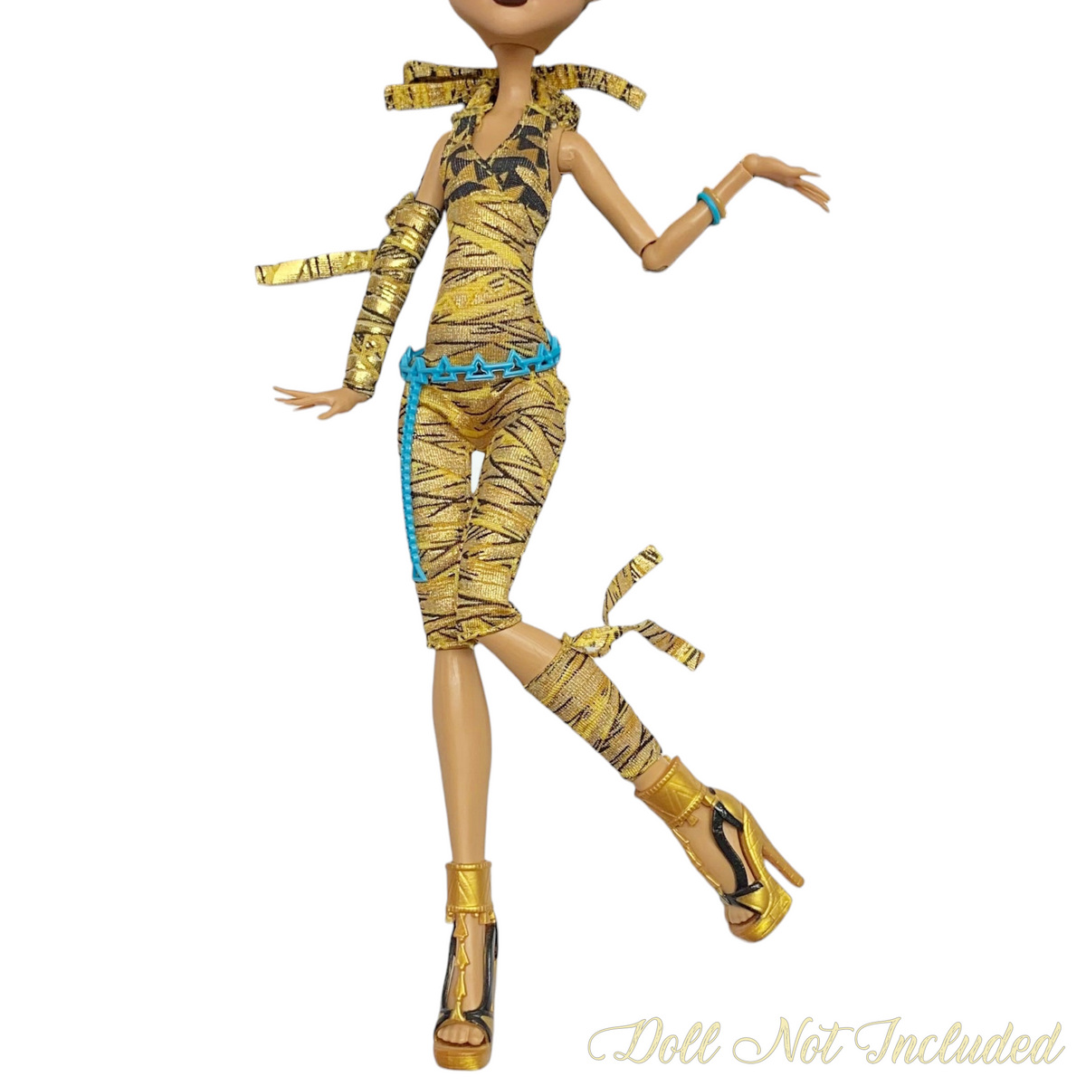 Monster High Cleo De Nile Maul Session Doll Golden Fashion Pack Outfit ...